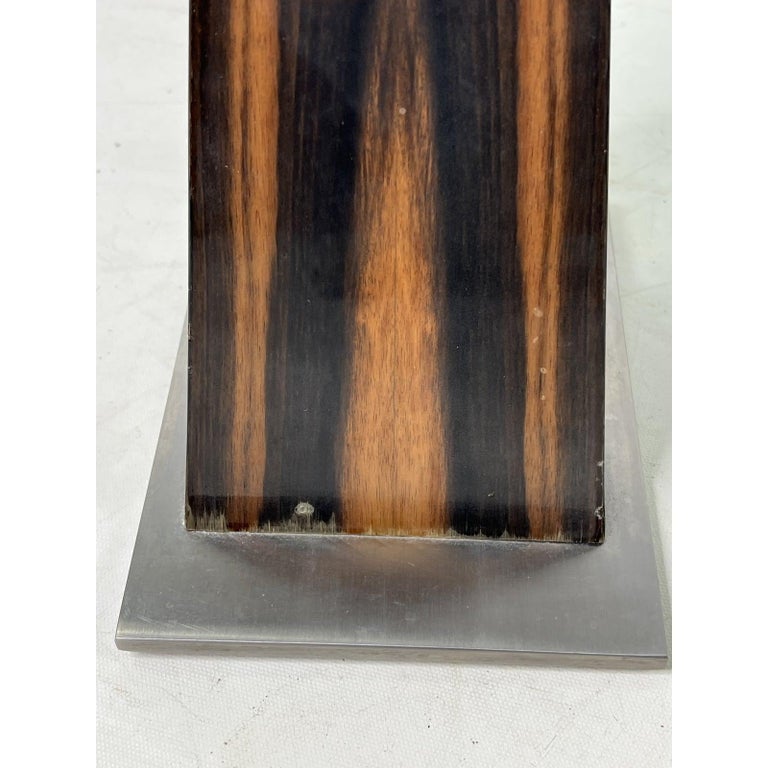 Marbello Design Mid-Century Modern Style Zebra Wood Side Table For Sale ...