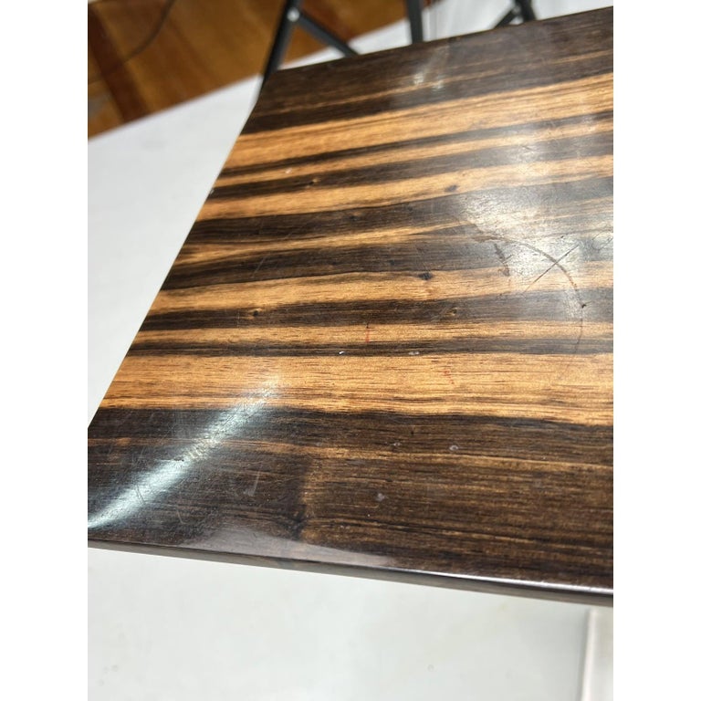 Marbello Design Mid-Century Modern Style Zebra Wood Side Table For Sale ...