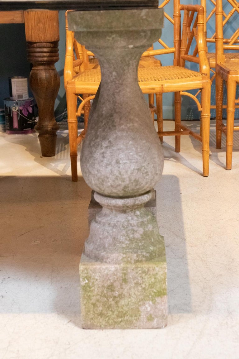 Marble and Limestone Baluster Table For Sale at 1stDibs