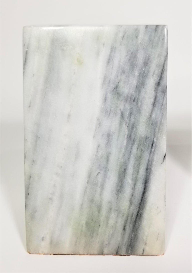 Marble Bookends Mid-Century For Sale at 1stDibs