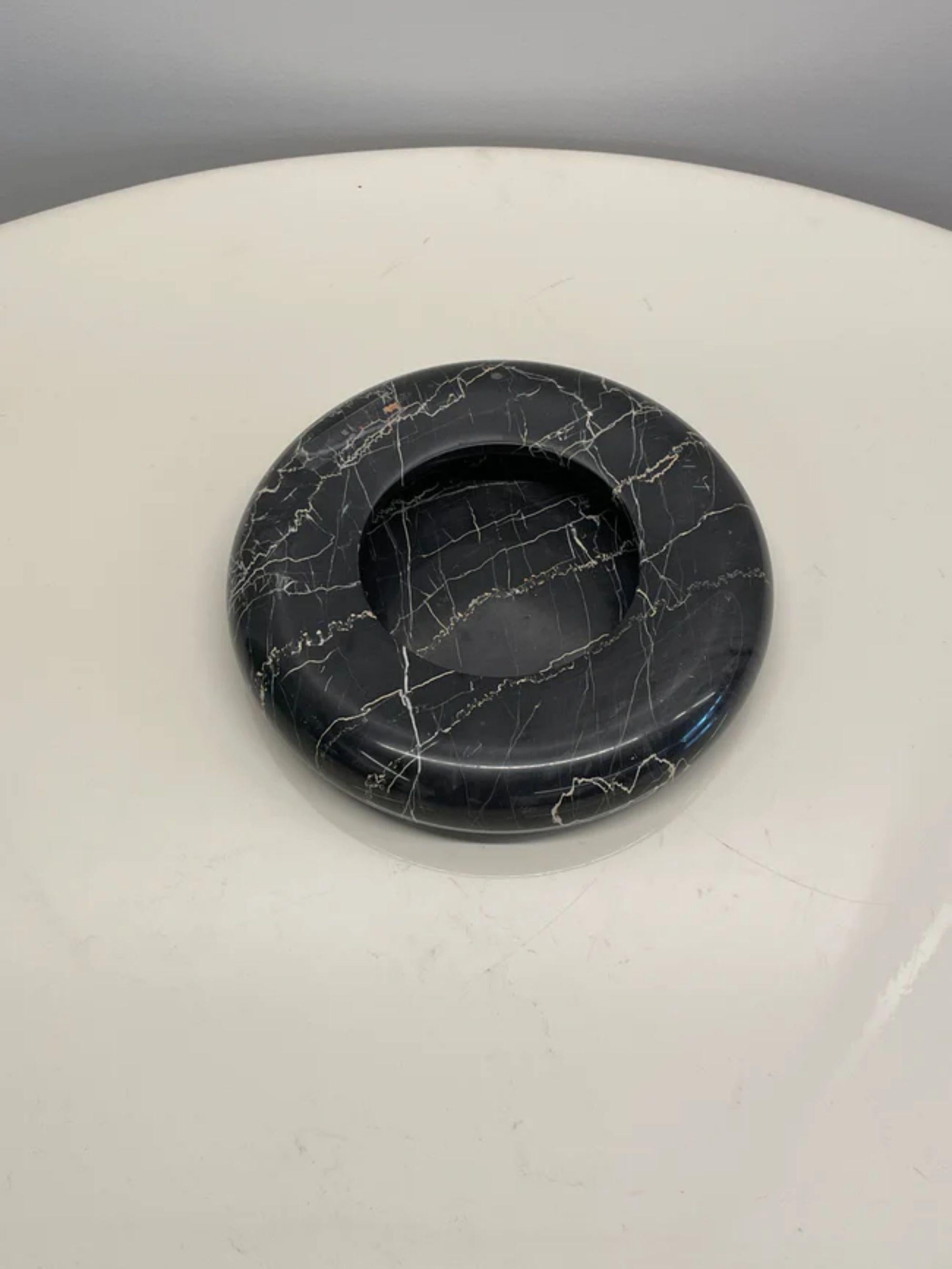 Marble Bowl in Black by Egidio Di Rosa and Pier Alessandro Giusti ...