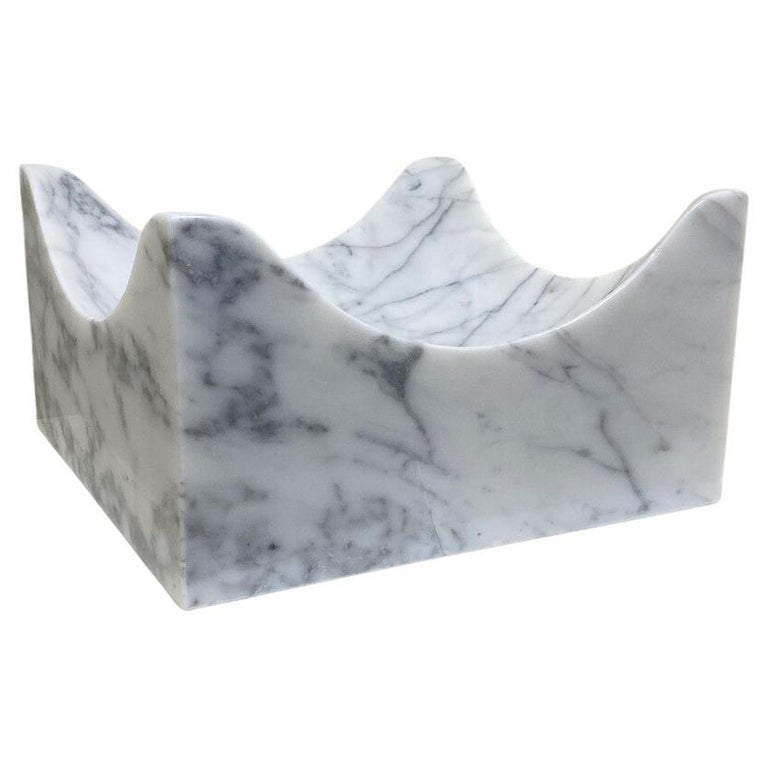 Marble Bowl "Paros L" by Enzo Mari, 1964 For Sale at 1stDibs