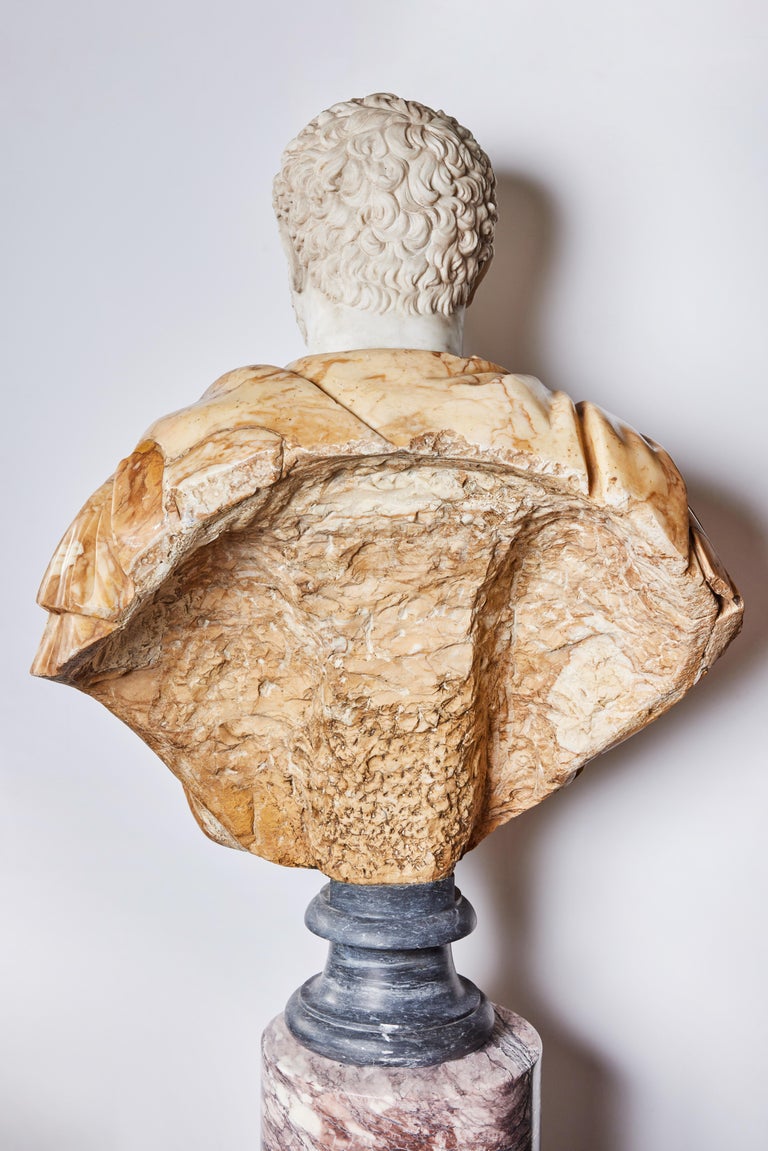 Marble Bust Marcus Aurelius Antonius For Sale at 1stDibs