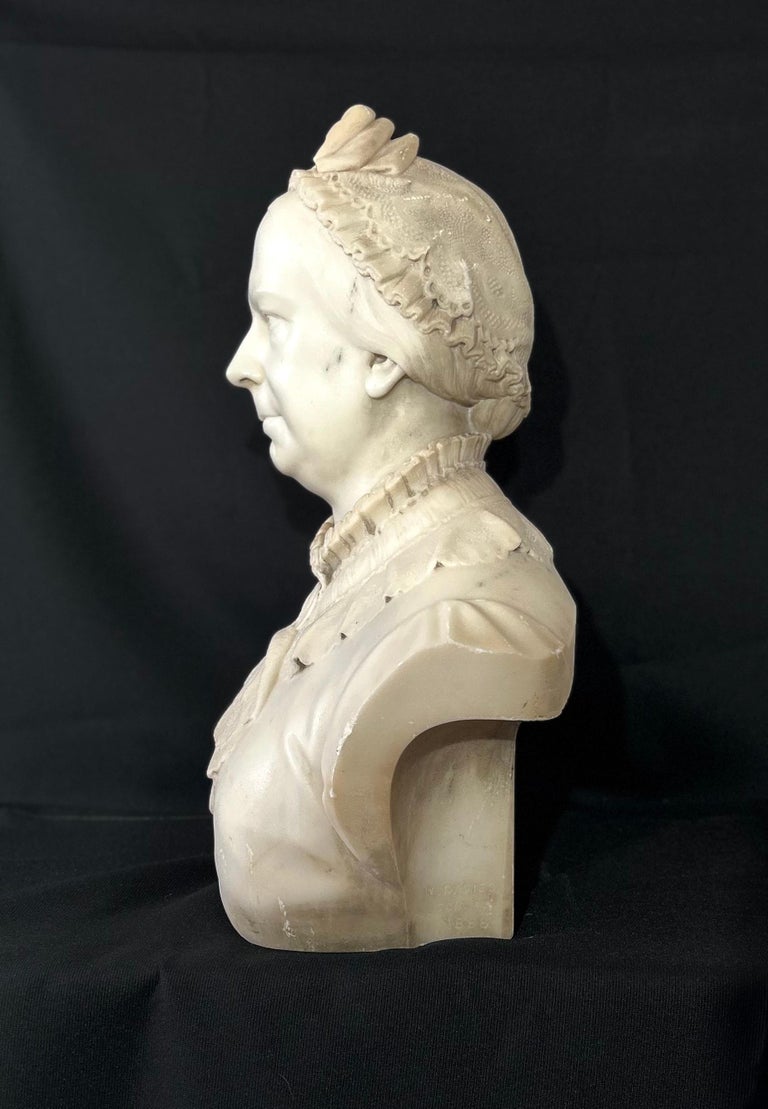 Marble Bust of Queen Victoria For Sale at 1stDibs