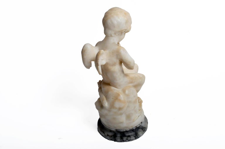 Marble Carving of a Sitting Cherub at 1stDibs | cherub for sale