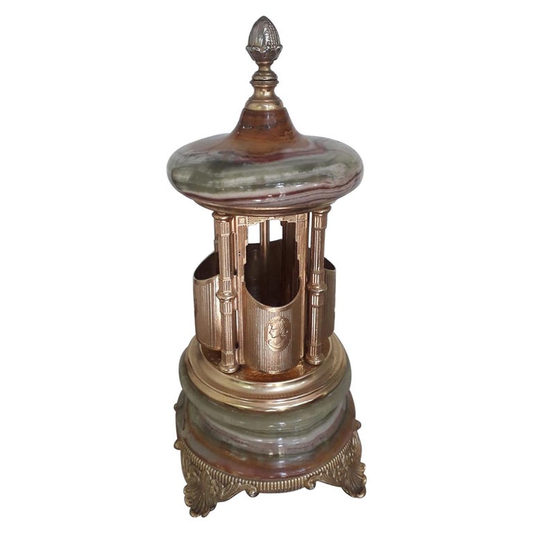 Marble Cigar Musical Box, Italy at 1stDibs