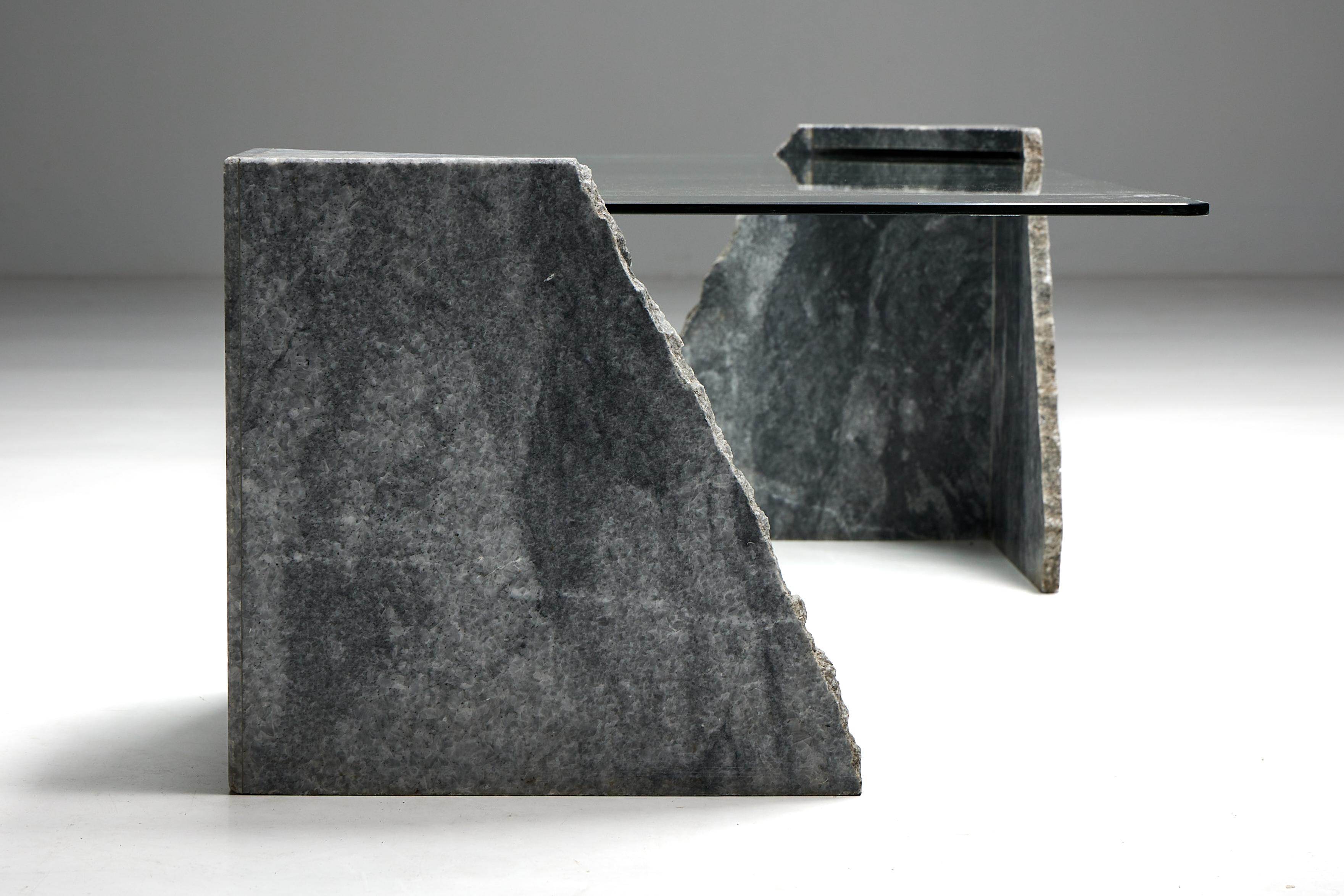 Marble Coffee Table, France, 1980s For Sale at 1stDibs