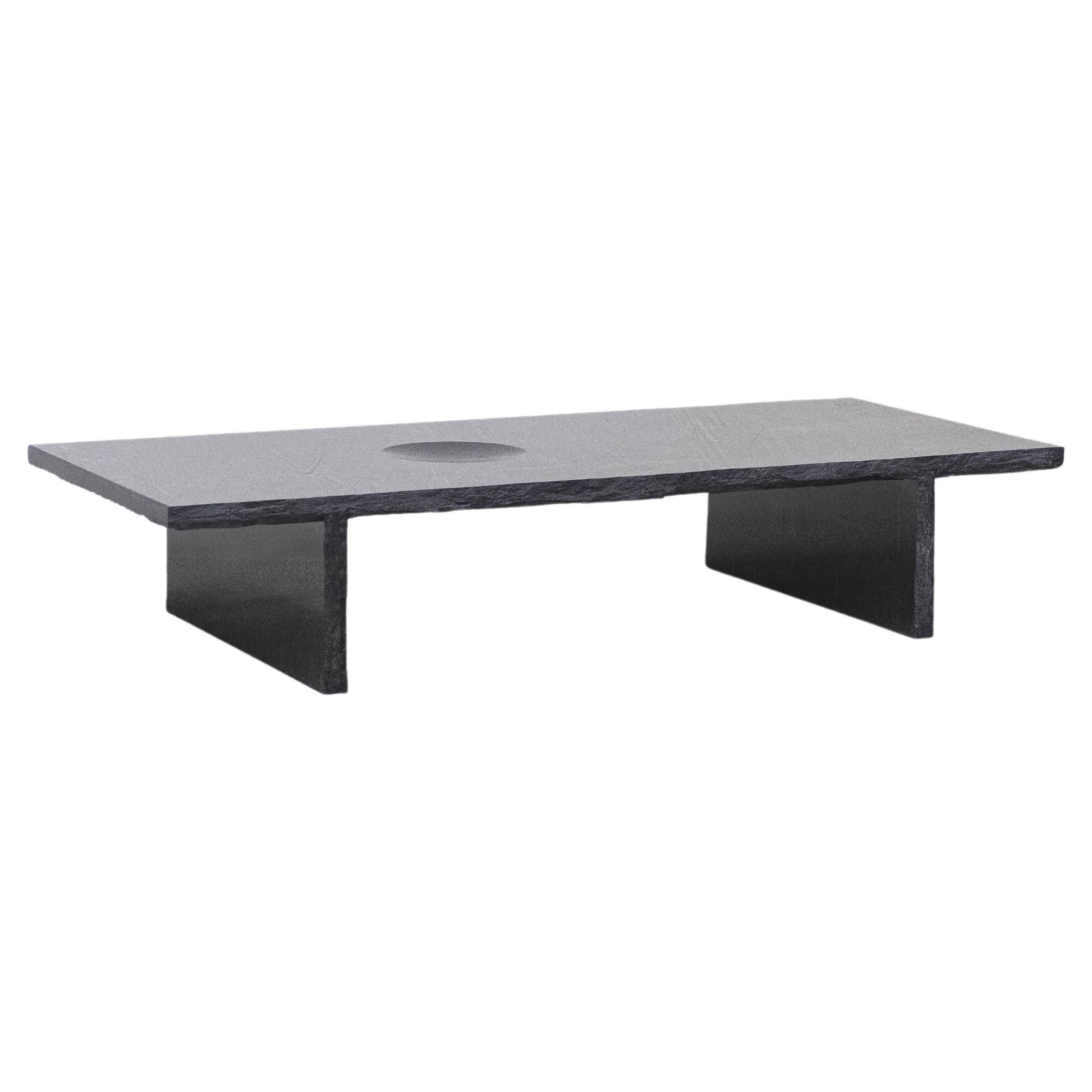 21st Century Modern Stone Composite Coffee/Side Table in Limestone ...