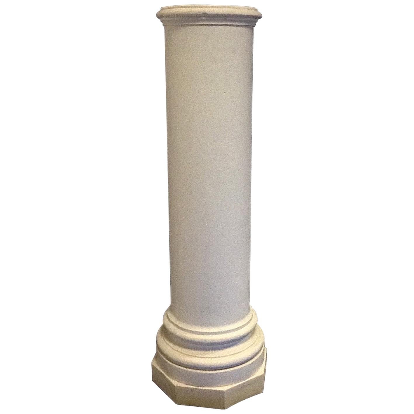 20th Century, Pair of Italian Antique Style Polychrome Marble Columns ...