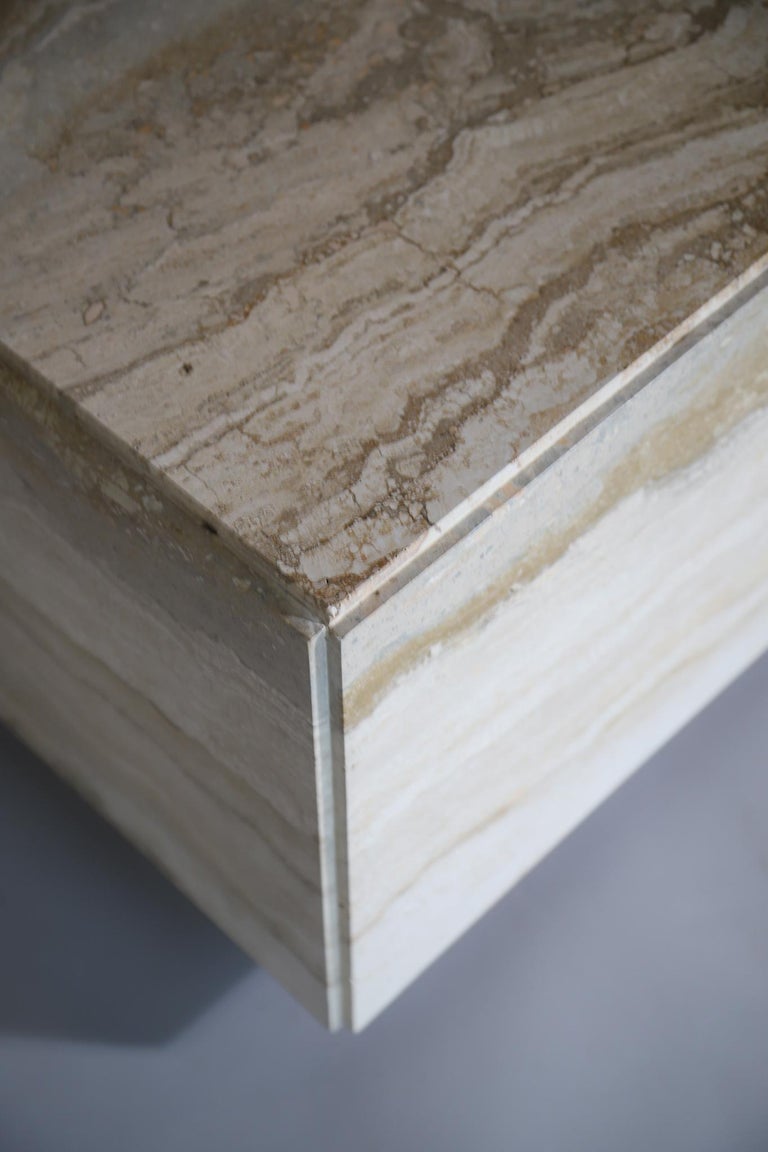 Marble Cube Side Table at 1stDibs