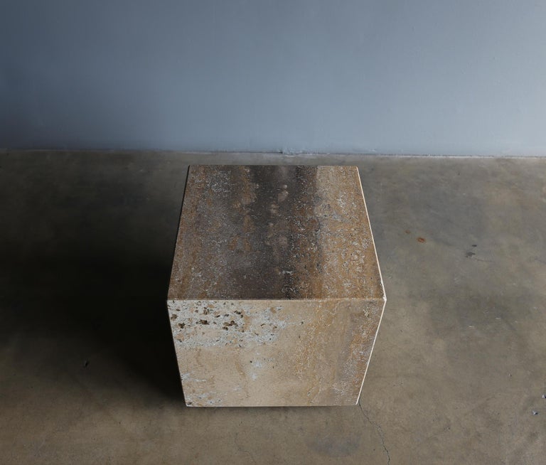 Marble Cube Tables, circa 1980 at 1stDibs