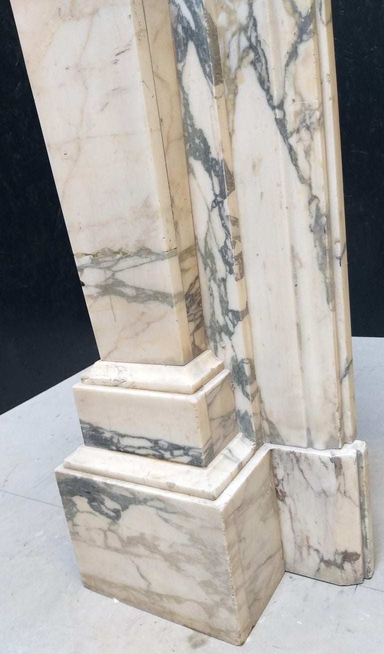 FIREPLACE, marble Brècie Serravezza, Exceptional For Sale at 1stDibs