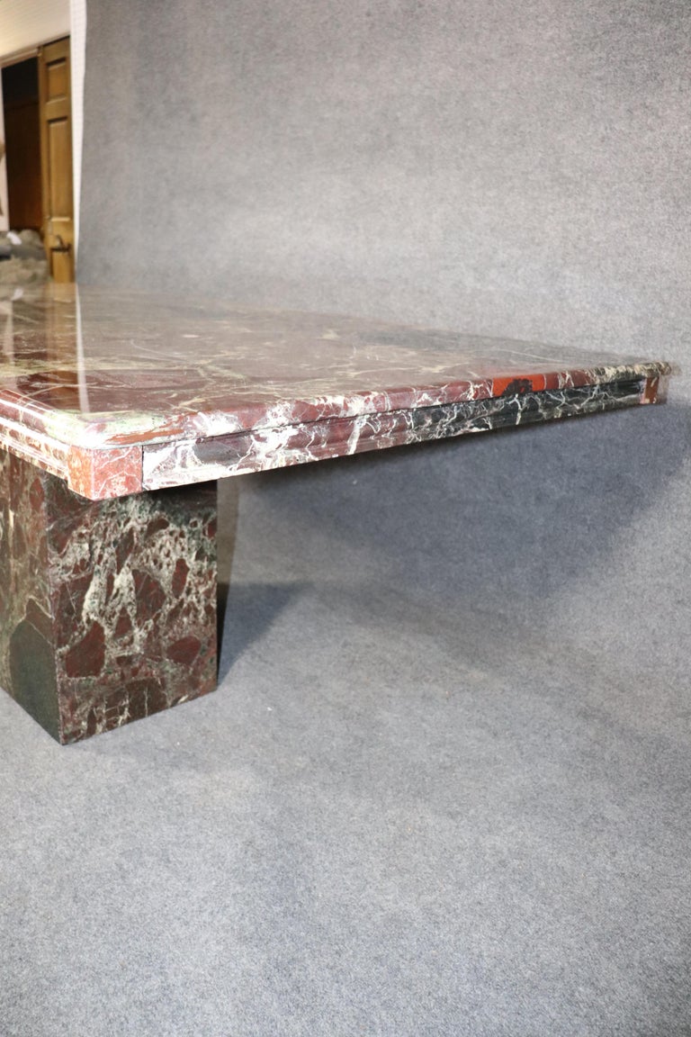 Marble Italian Dining Table For Sale at 1stDibs