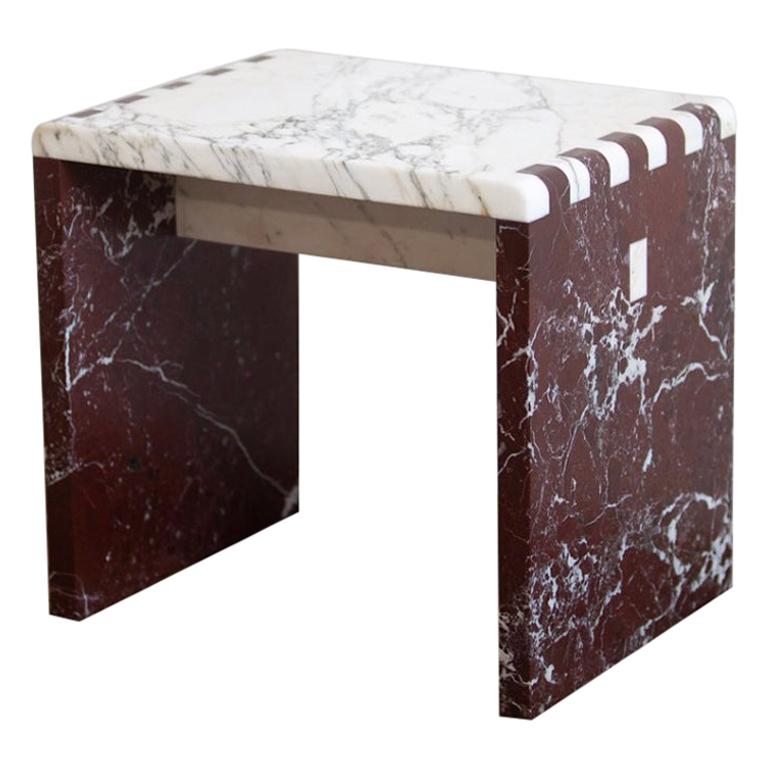 Marble Stool 1 by Kueng Caputo at 1stDibs