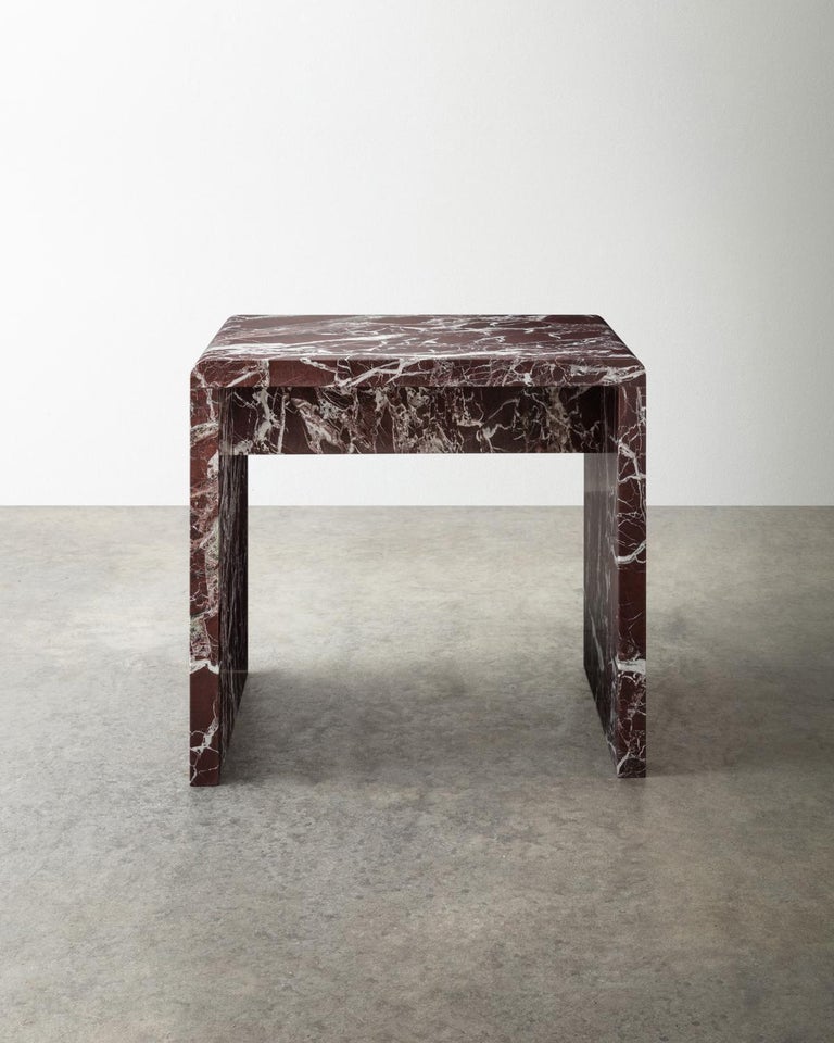 Japanese Jointed Marble Sculptural Stool / Side Table For Sale at 1stDibs