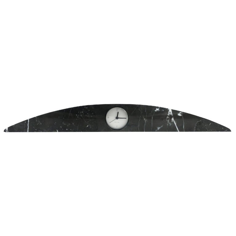 Marble Mantle Clock by Piotr Sierakowski for Koch and Lowy For Sale at ...