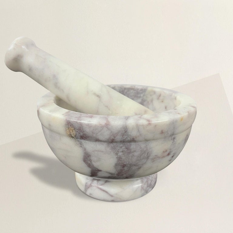Marble Mortar and Pestle at 1stDibs