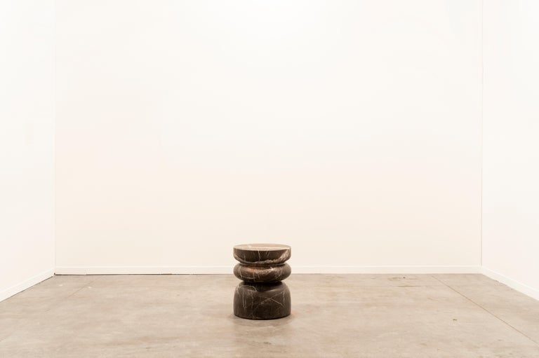 Marble Neru Stool by Rebeca Cors For Sale at 1stDibs