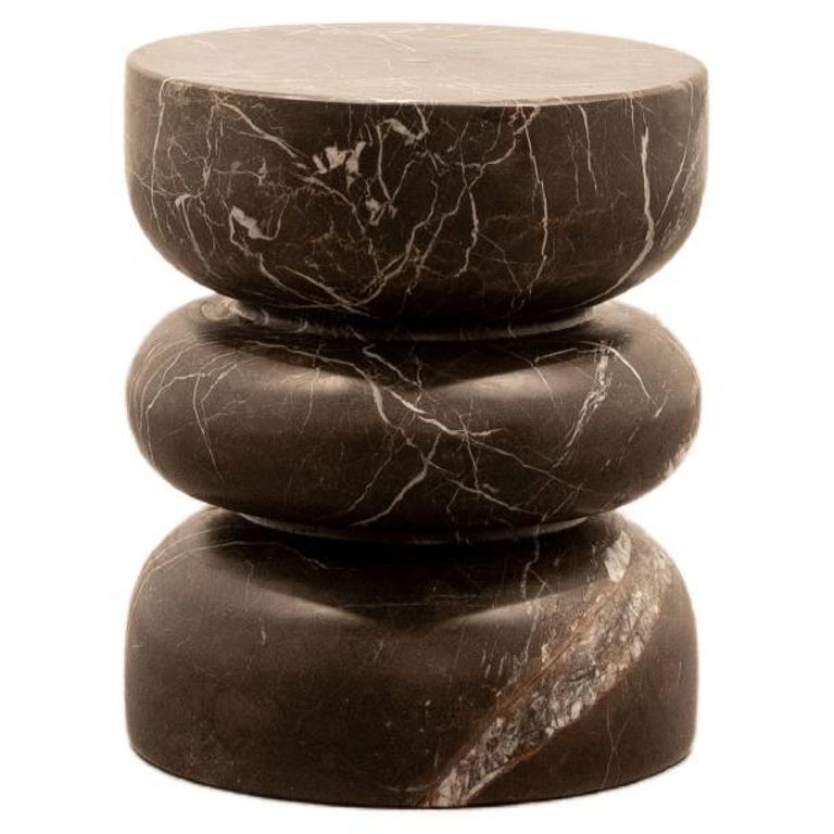 Marble Neru Stool by Rebeca Cors For Sale at 1stDibs