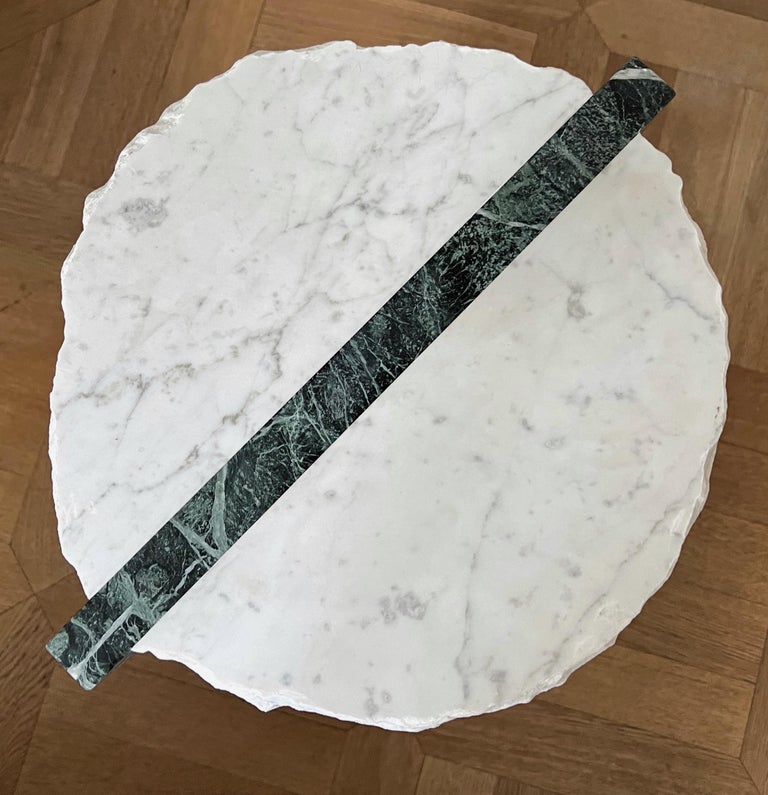 Marble PHI Side Table by Lisa Franzen For Sale at 1stDibs