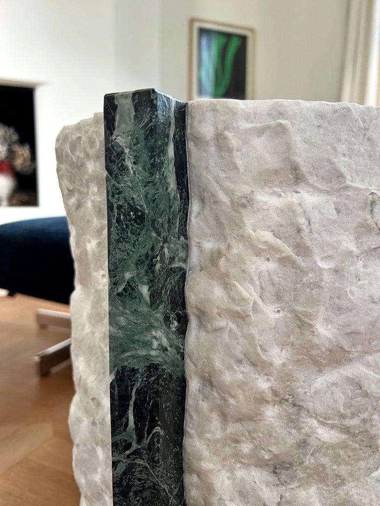 Marble PHI Side Table by Lisa Franzen For Sale at 1stDibs