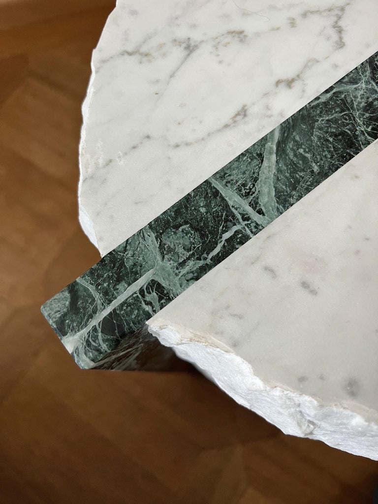 Marble PHI Side Table by Lisa Franzen For Sale at 1stDibs