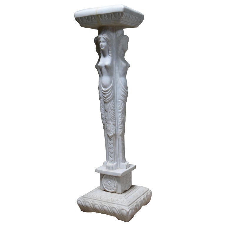 Marble Plant Stand at 1stDibs