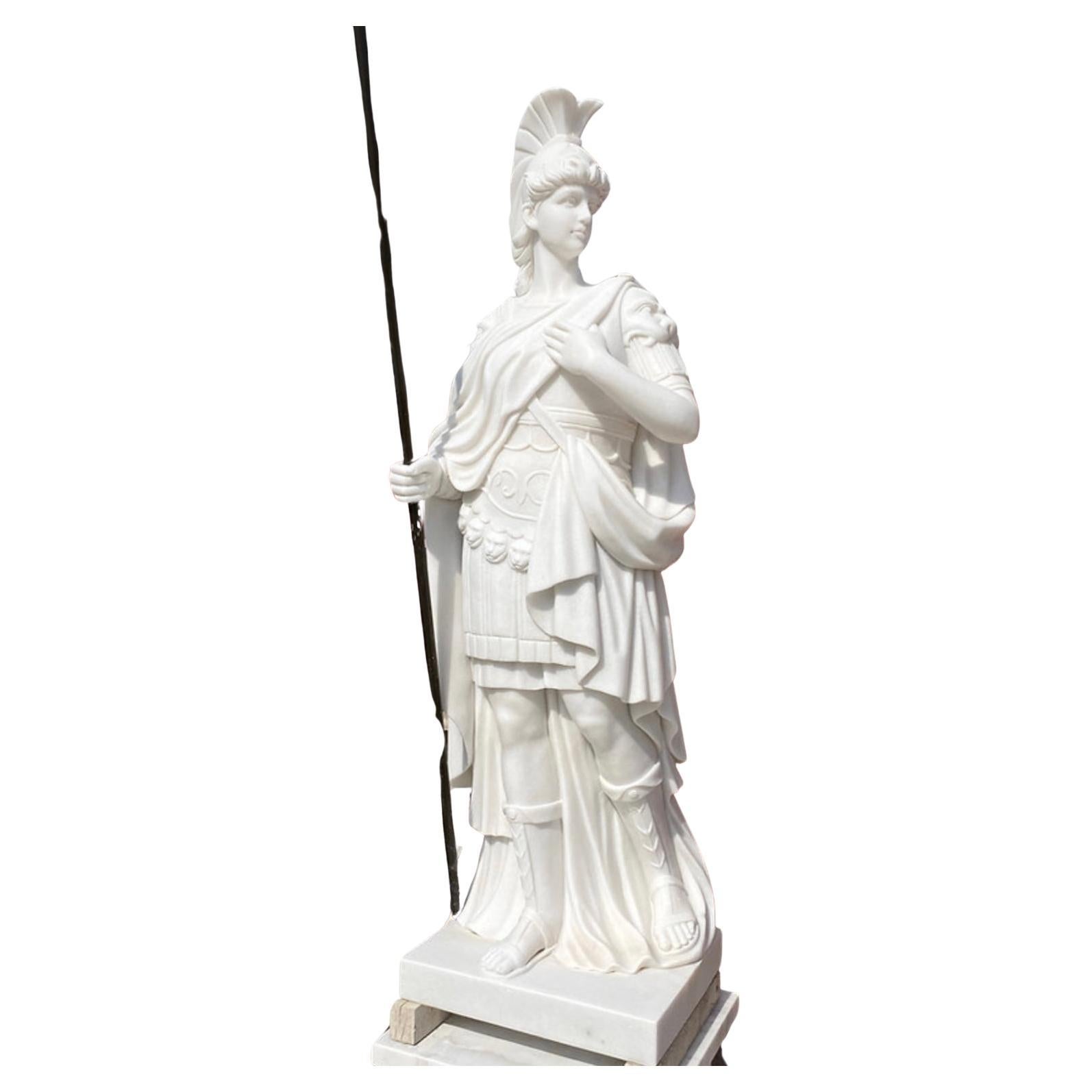 Marble Romanesque Carved Statues For Sale at 1stDibs