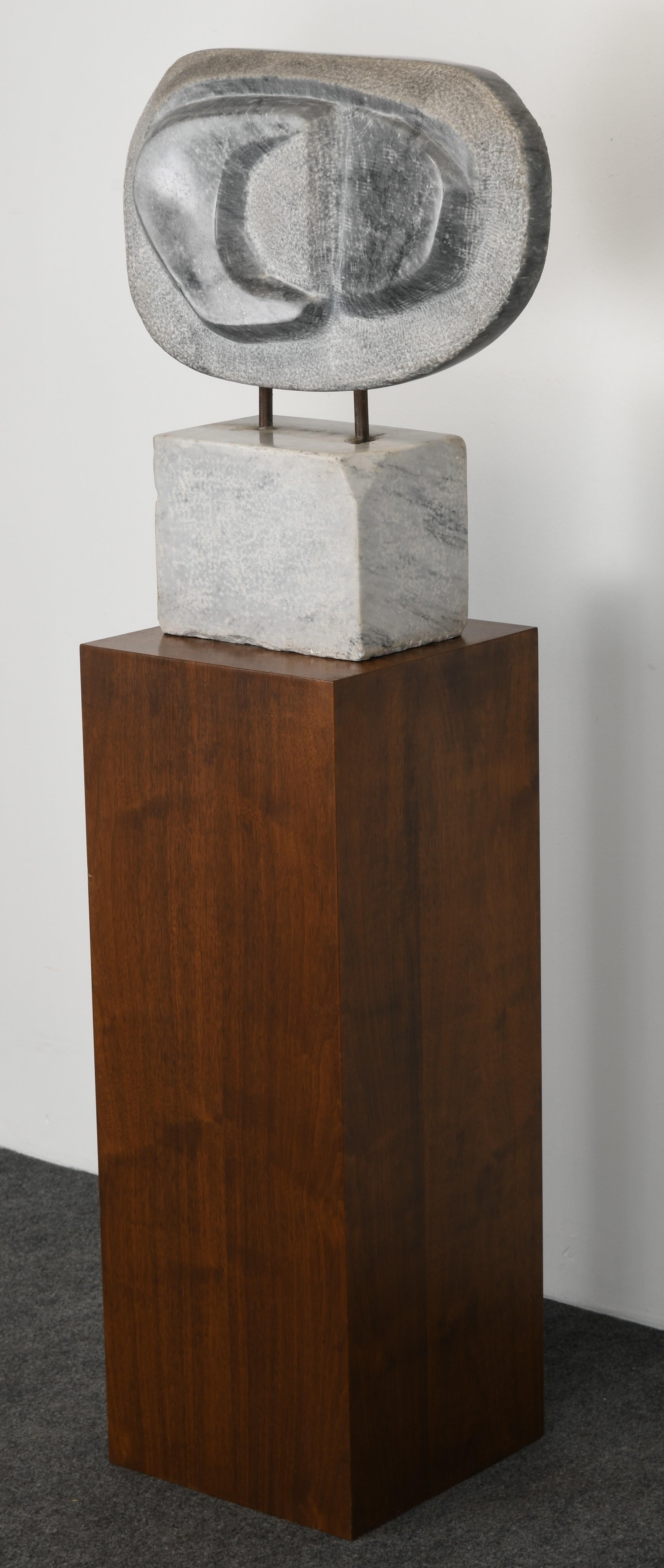 Marble Sculpture After Barbara Hepworth, 1950s at 1stDibs
