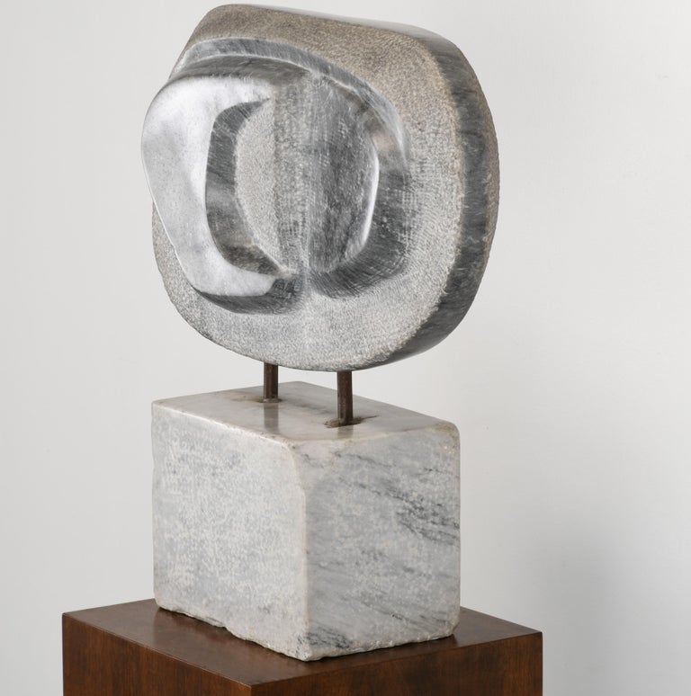 Marble Sculpture After Barbara Hepworth, 1950s at 1stDibs