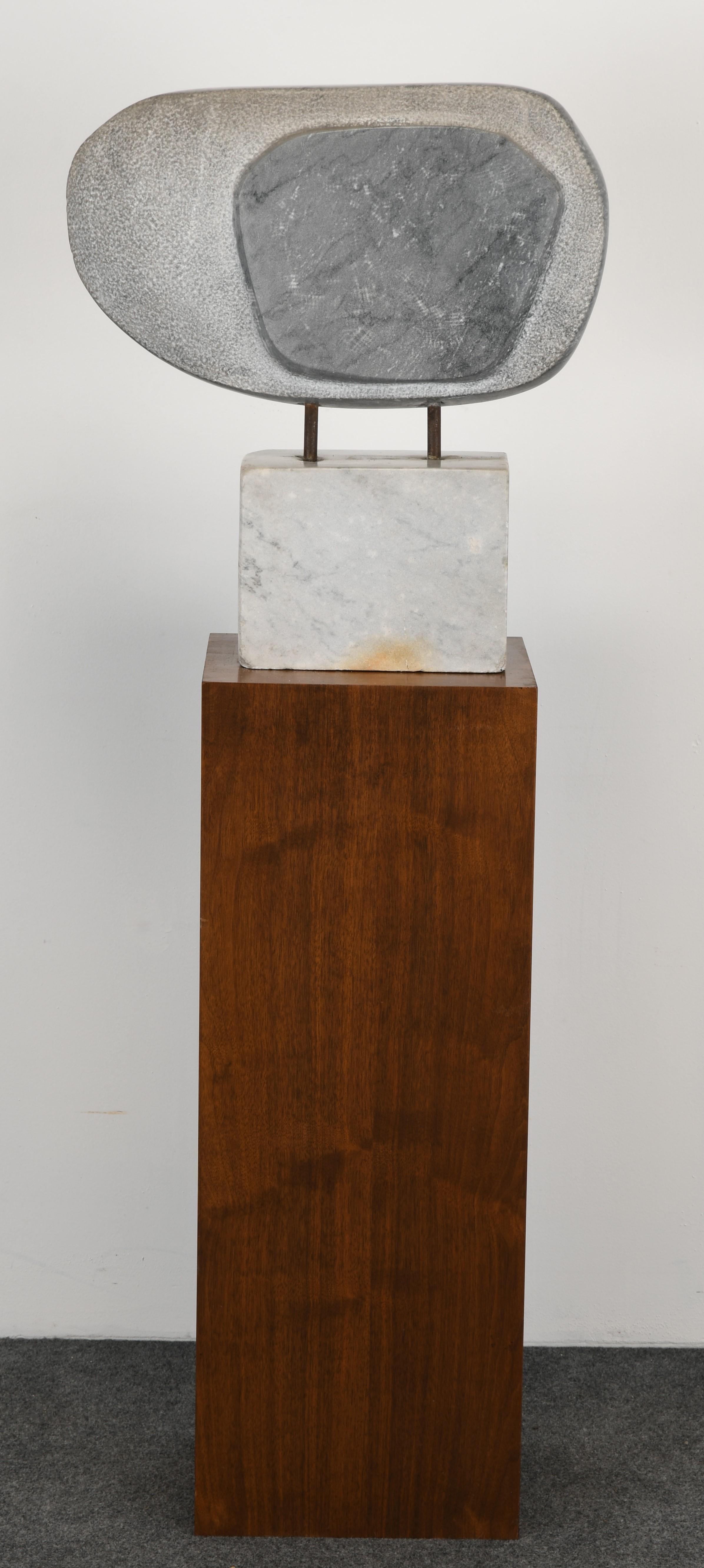 Marble Sculpture After Barbara Hepworth, 1950s at 1stDibs