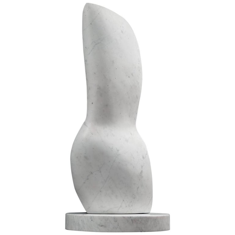 Marble sculpture "She" 1985, by Mathias Liptay For Sale at 1stDibs