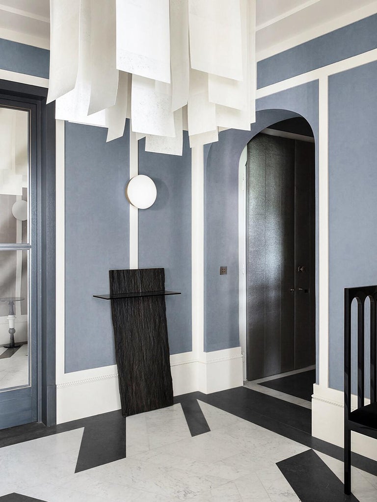 Marble Slate Console "Habile" Frédéric Saulou For Sale at 1stDibs