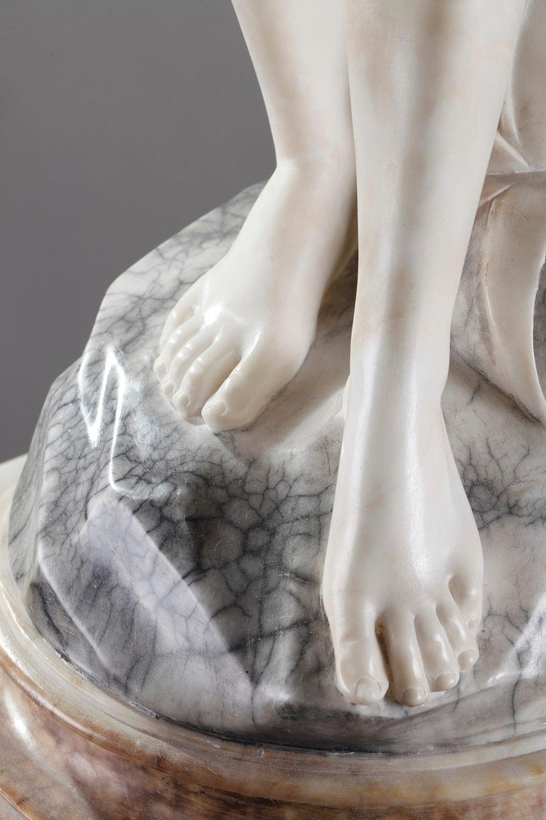 Marble Statue Bather or Nymph Going in the Bath after Falconet at ...