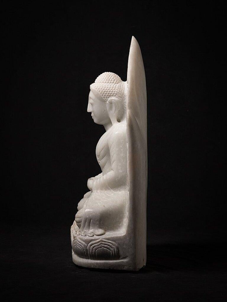 Marble Stone Burmese Buddha Statue from Burma For Sale at 1stDibs