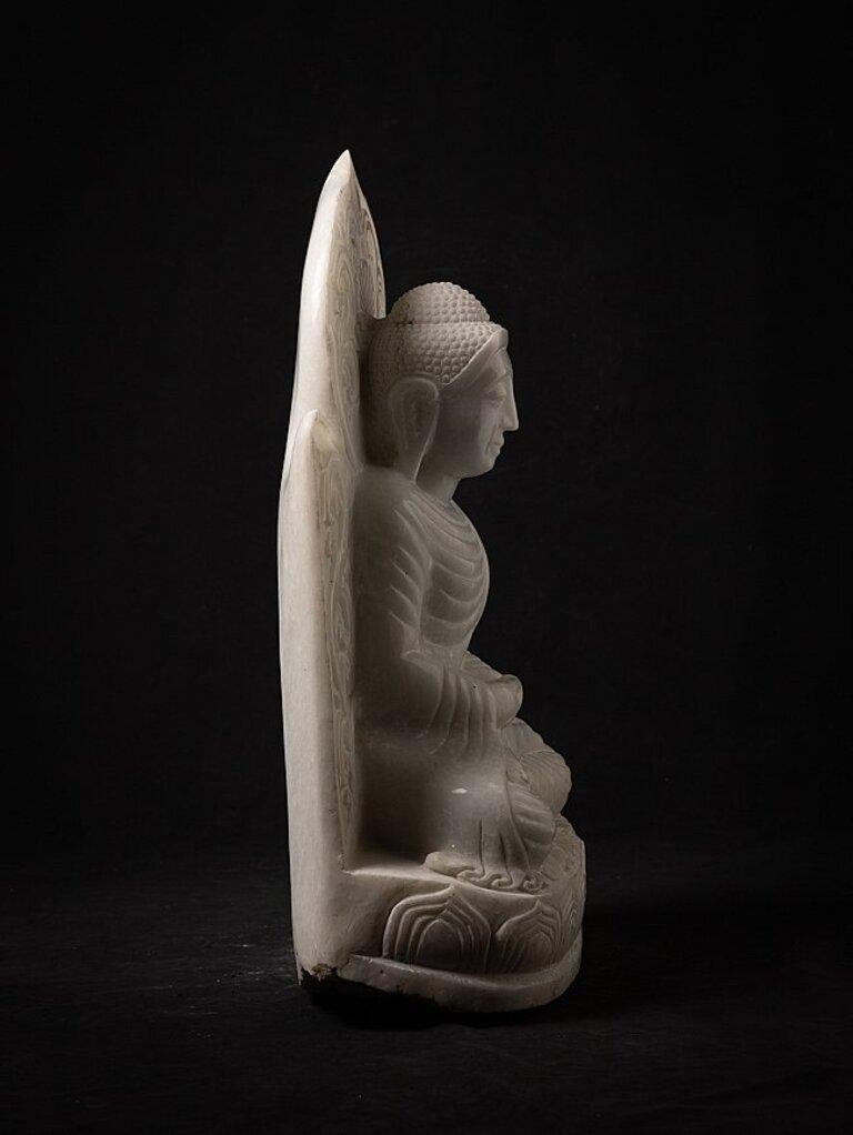 Marble Stone Burmese Buddha Statue from Burma For Sale at 1stDibs