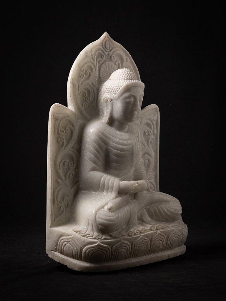 Marble Stone Burmese Buddha Statue from Burma For Sale at 1stDibs
