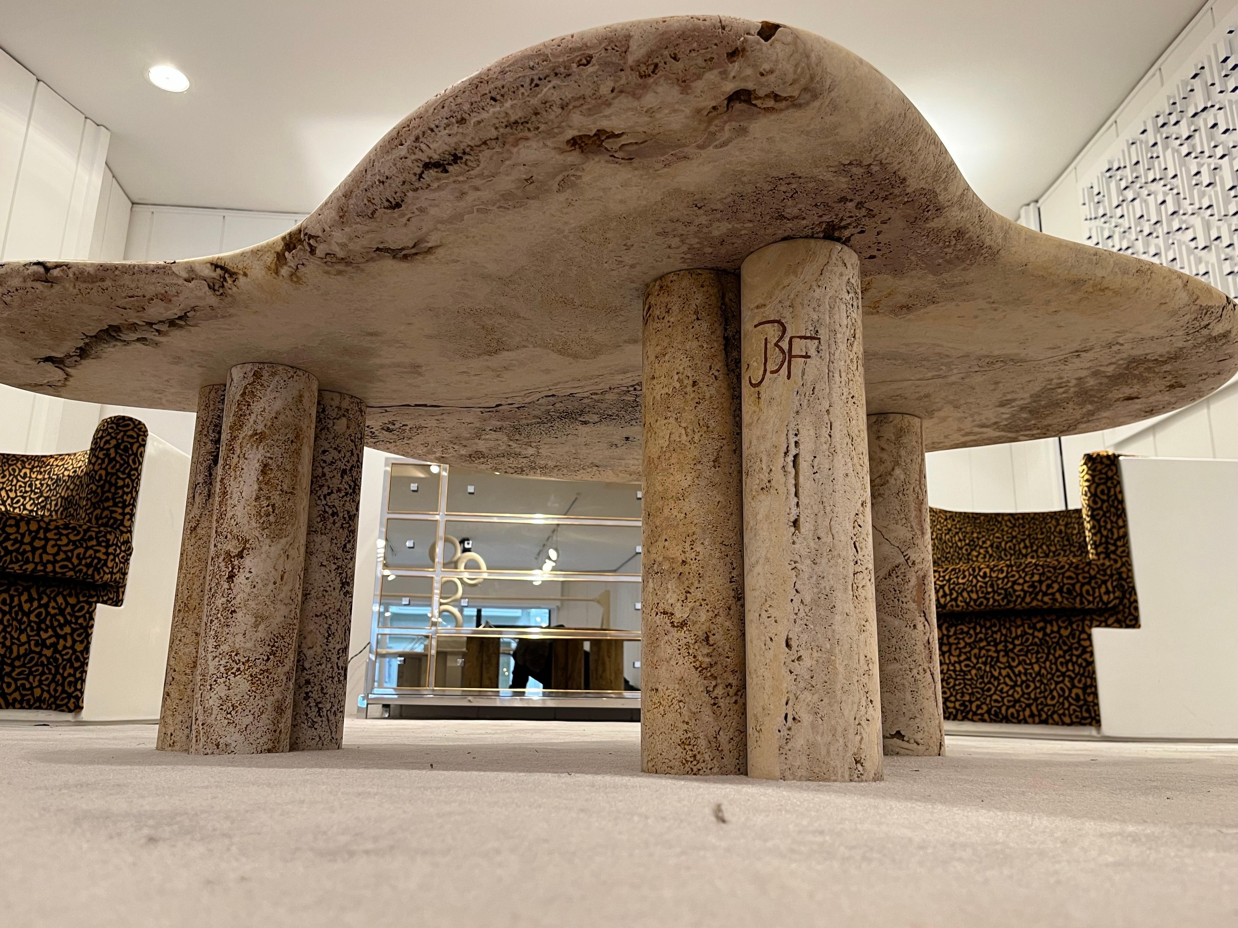 Marble Table by Jean Frederic Bourdier at 1stDibs