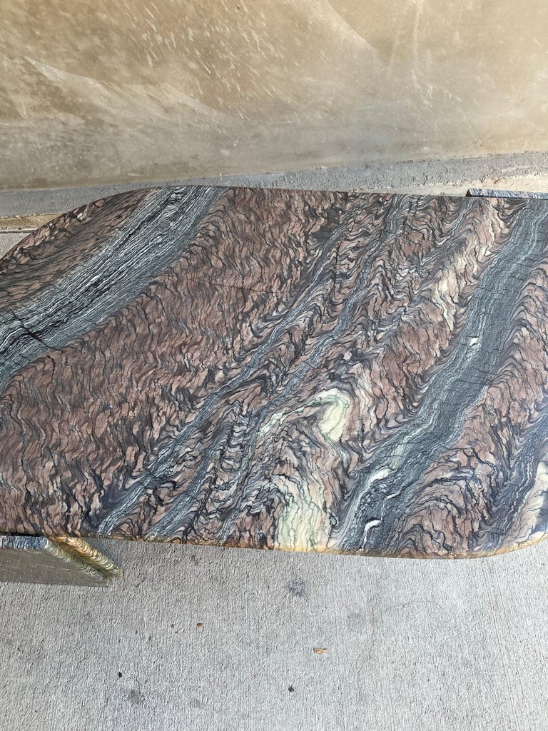 Marble Teardrop Cocktail Table, Italy, 1980's For Sale at 1stDibs