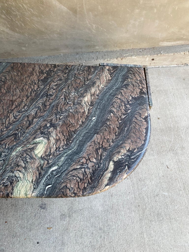 Marble Teardrop Cocktail Table, Italy, 1980's For Sale at 1stDibs