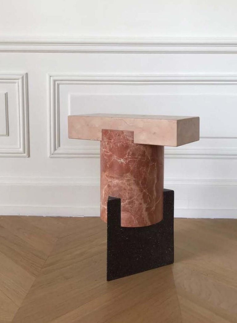 Marble Tuskan Chroma Stool by Oeuffice For Sale at 1stDibs