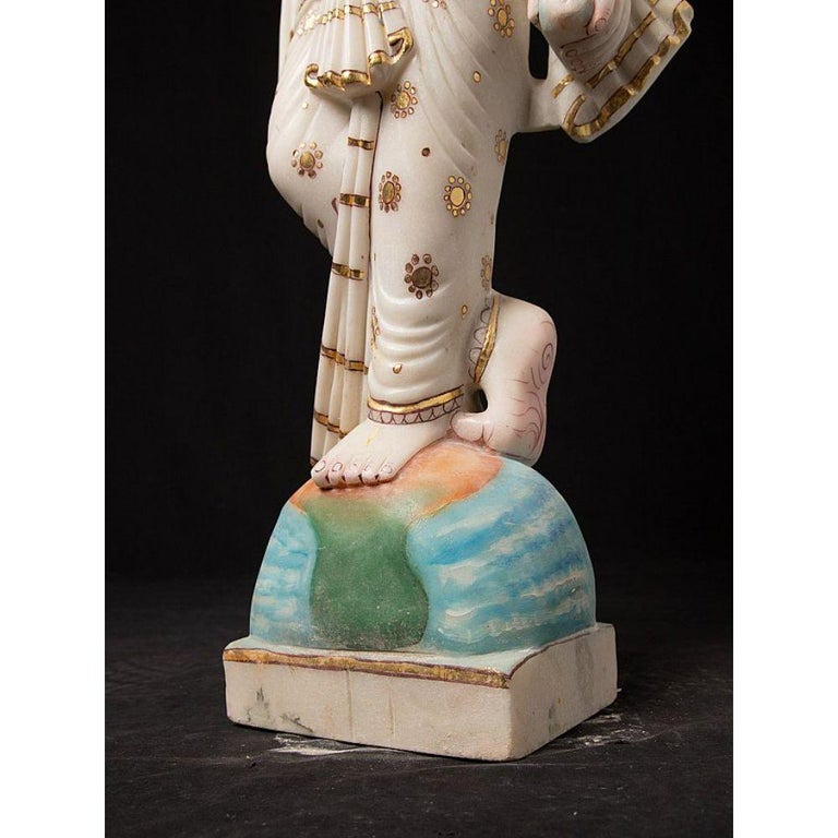 Marble Vishnu statue from India from India For Sale at 1stDibs