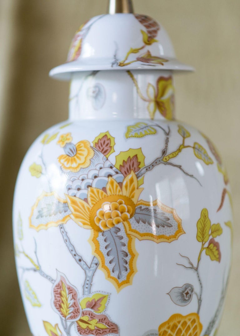Marbro French Porcelain Lamps at 1stDibs