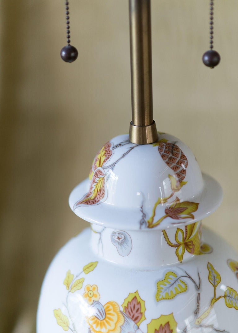 Marbro French Porcelain Lamps at 1stDibs