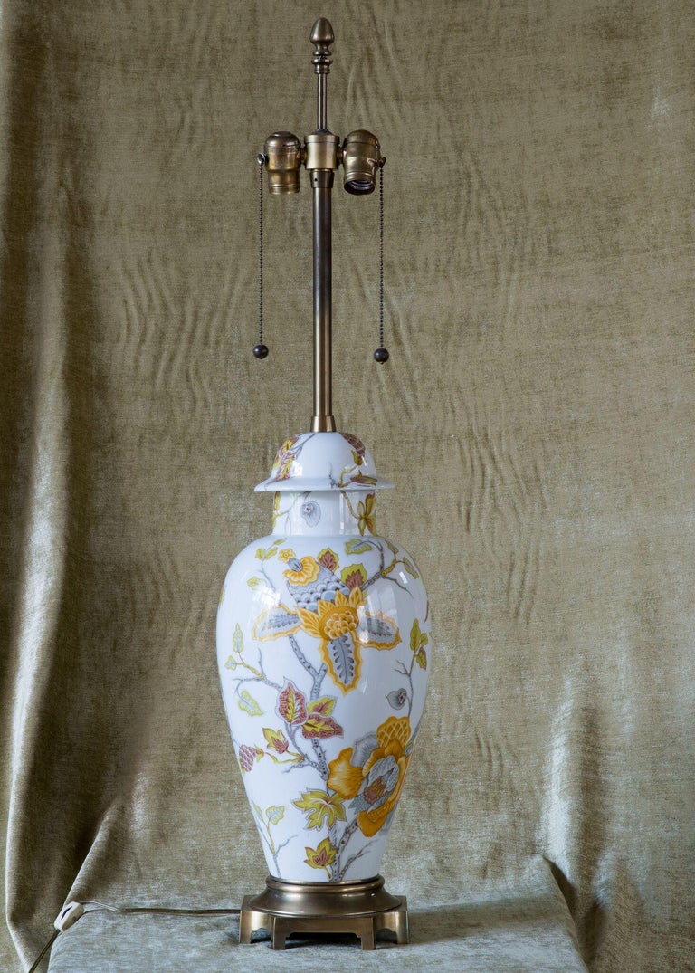 Marbro French Porcelain Lamps at 1stDibs