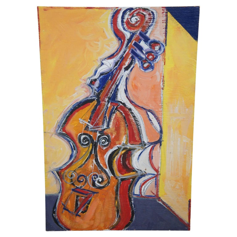 Musical Instruments Oil Painting