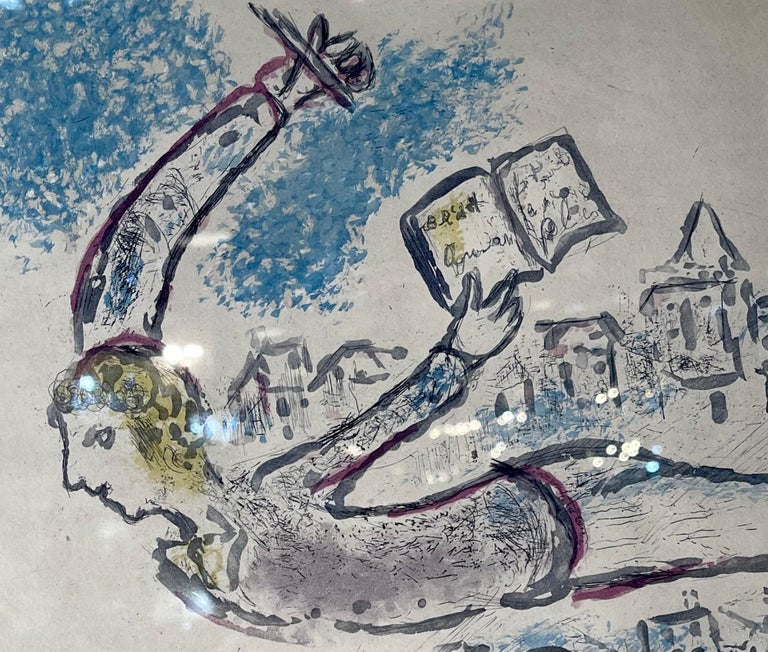 Marc Chagall, Etching Plate 2, from De Mauvais Sujets (Bad Elements ...