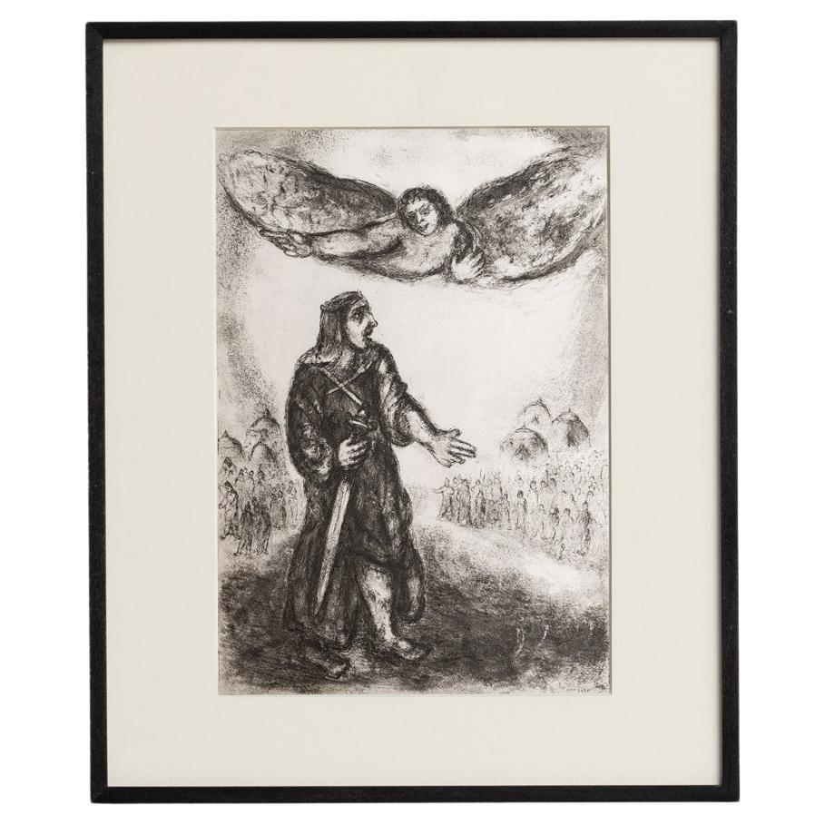 Marc Chagall Framed Heliogravure Print from the 1956 Bible Collection ...