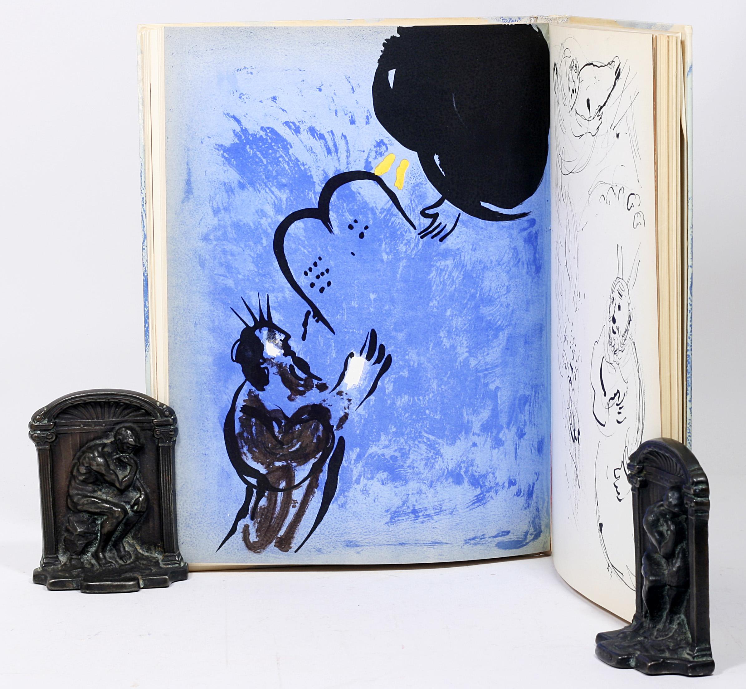 Marc Chagall, Illustrations for the Bible, with Original Color Drawing ...