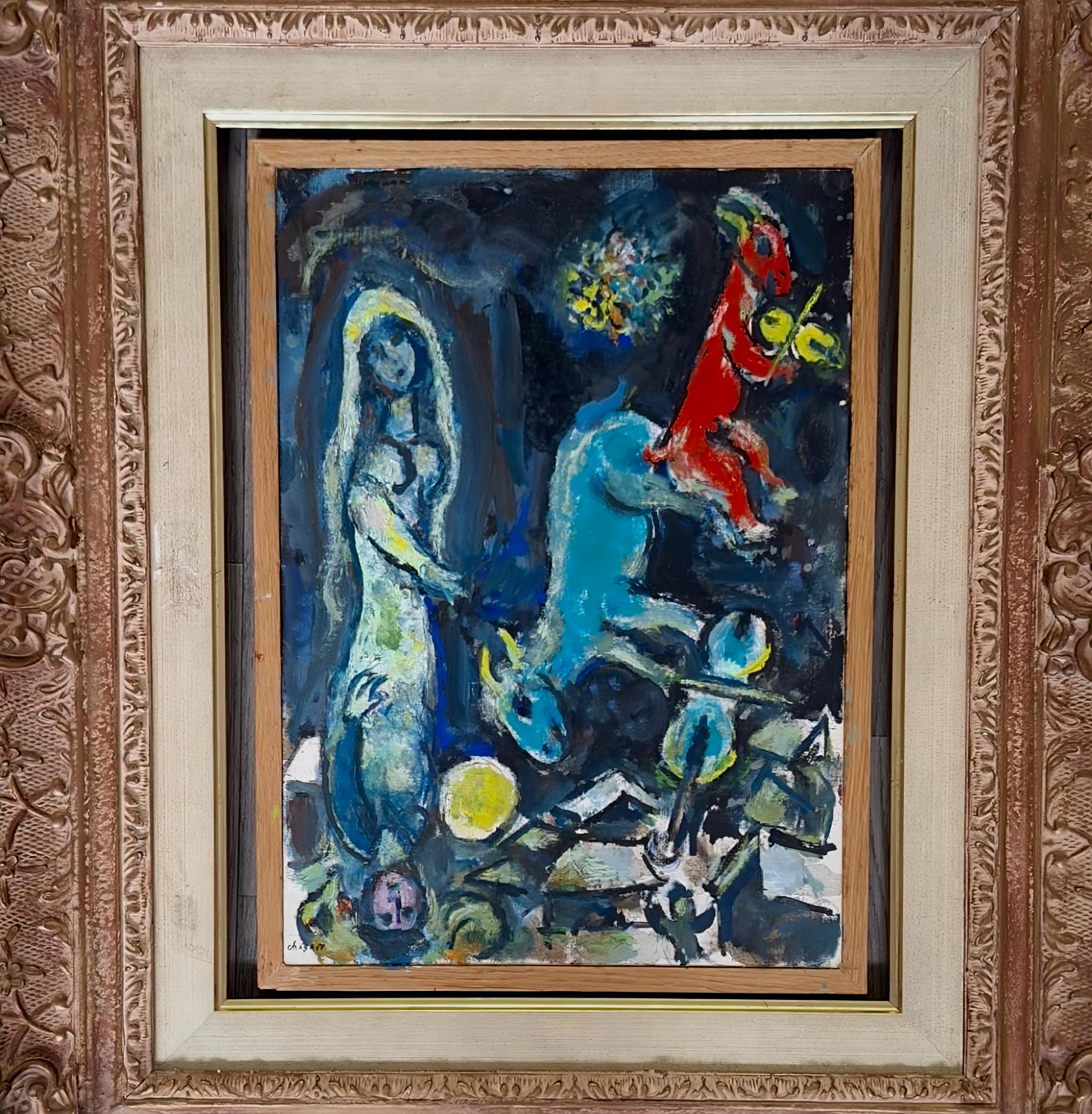 Marc Chagall - MARC CHAGALL L'acrobate rouge For Sale at 1stDibs | le ...